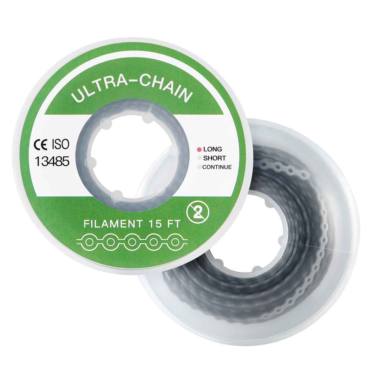 JMU Orthodontic Elastic Power Chain Silver 15 feet/ roll — JMU Dental