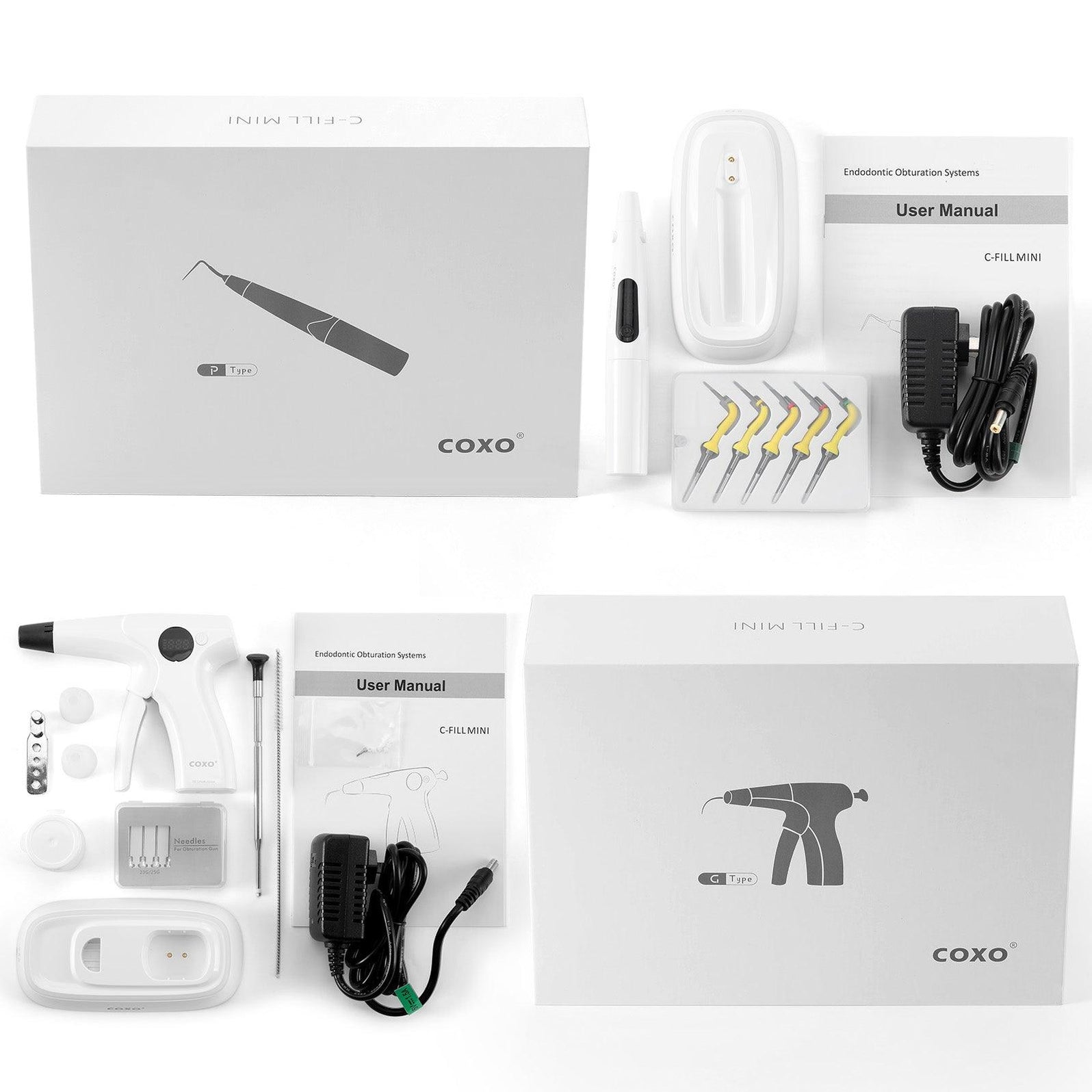 COXO Dental Backfill Gun & Downpack Pen Endodontic Obturation System C ...